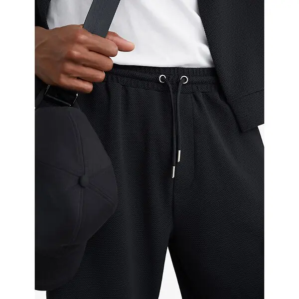 REISS Textured Stretch-woven Relaxed Fit Shorts