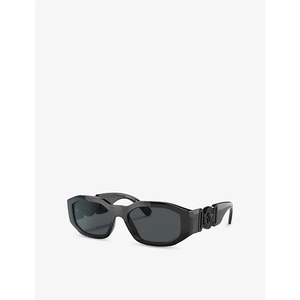 Versace Rectangular Sunglasses - Black