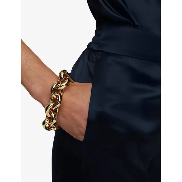 JOSEPH Silk-satin Wide-leg Trousers