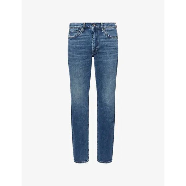 Rag & Bone Fit 2 Authentic Tapered-leg Stretch-denim Jeans