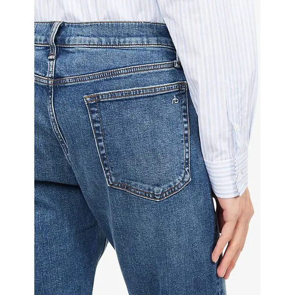 Rag & Bone Fit 2 Authentic Tapered-leg Stretch-denim Jeans