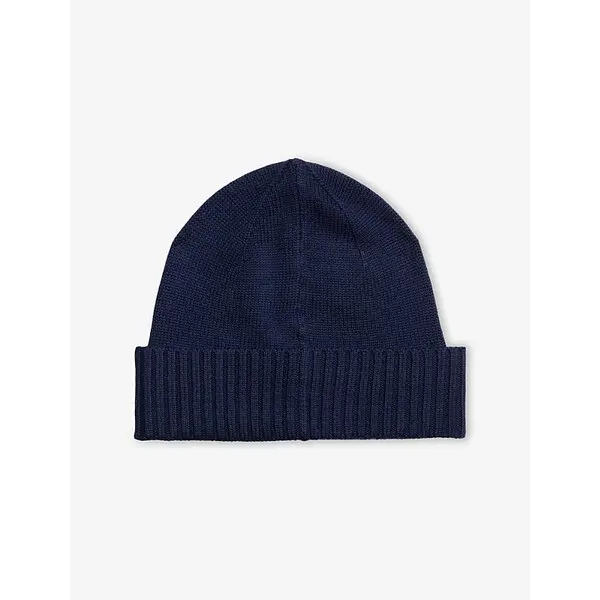 Polo Ralph Lauren Logo-embroidered Wool Beanie - Hunter Navy