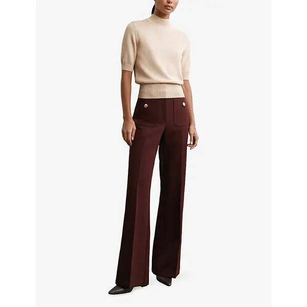 REISS Aria Funnel Neck Jumper