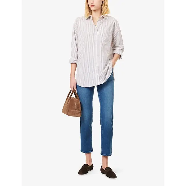 FRAME Le Sleek Straight-leg Stretch-denim Blend Jeans