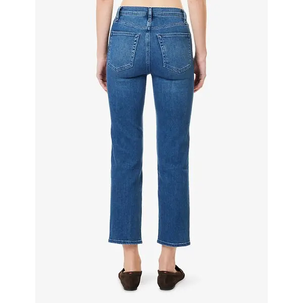 FRAME Le Sleek Straight-leg Stretch-denim Blend Jeans