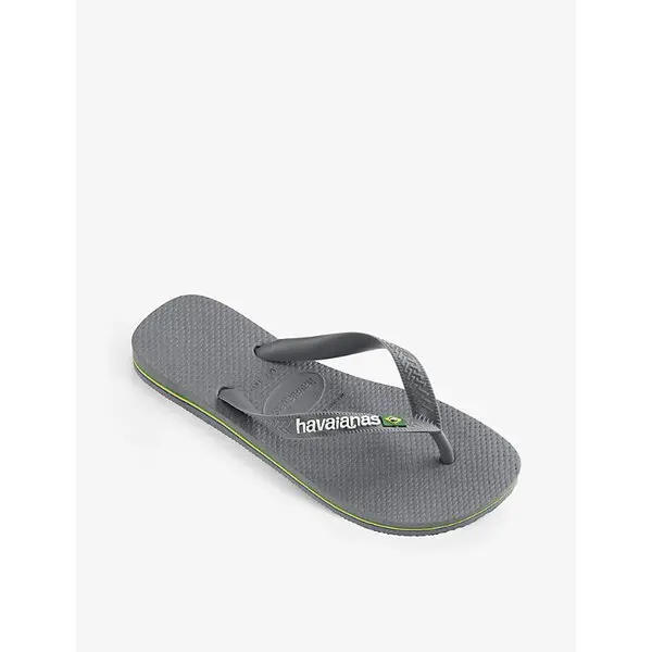 Havaianas Logo-embossed Rubber Flip Flops