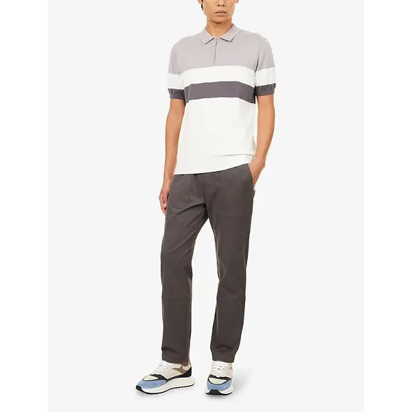 ARNE Straight-leg Cotton-blend Trousers