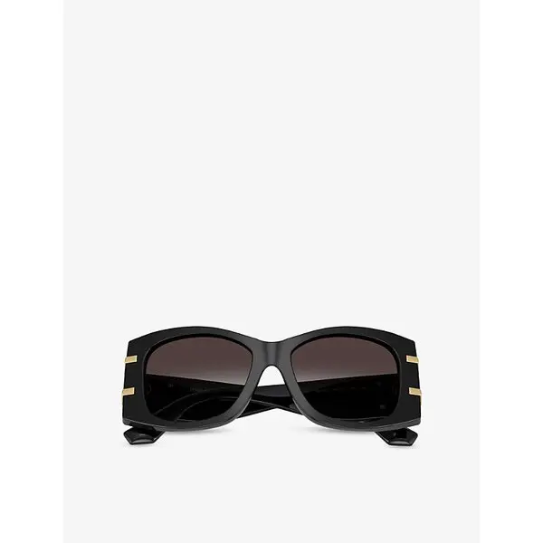 Dolce & Gabbana Butterfly-frame Acetate Sunglasses - Black