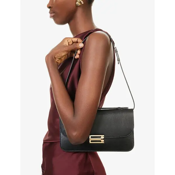 Victoria Beckham Dorian Pochette Leather Shoulder Bag
