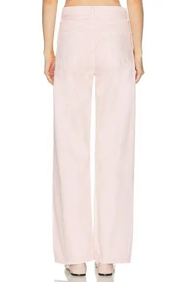 AGOLDE Ren High Rise Wide Leg Jeans - Foundation