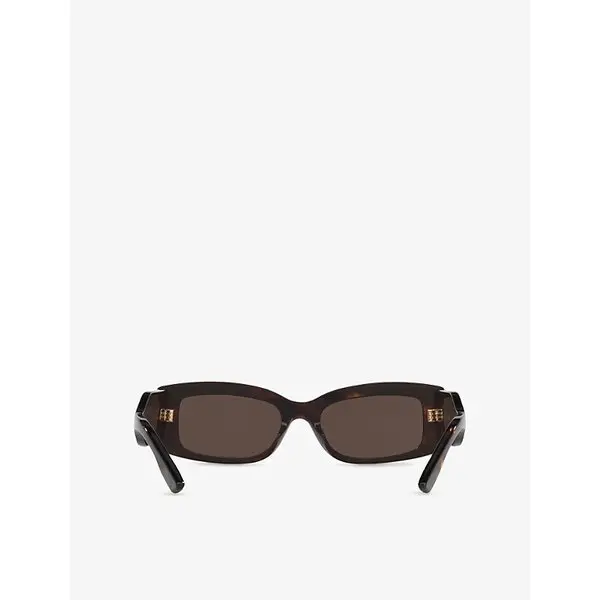 Gucci Gg1528s Square-frame Sunglasses - Brown