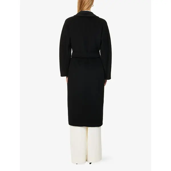Max Mara Madame Belted Wool And Cashmere Coat