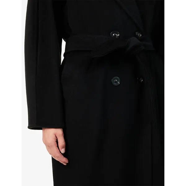 Max Mara Madame Belted Wool And Cashmere Coat