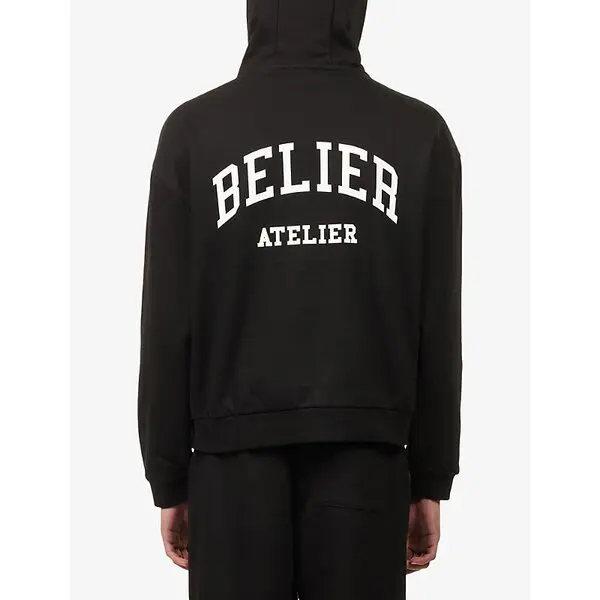 BELIER Logo-print Cotton Hoodie