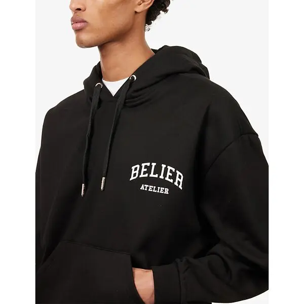 BELIER Logo-print Cotton Hoodie