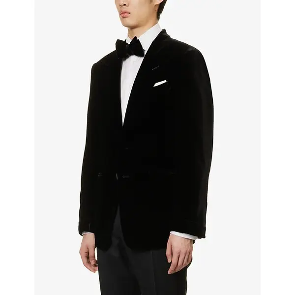 TOM FORD Shelton Notched-lapel Regular-fit Velvet Tuxedo Jacket - Black