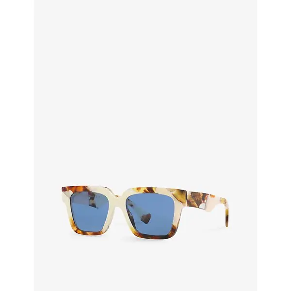 Gucci Gg1626s Square-frame Tortoiseshell Sunglasses