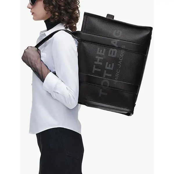Marc Jacobs The Leather Large Tote - Black