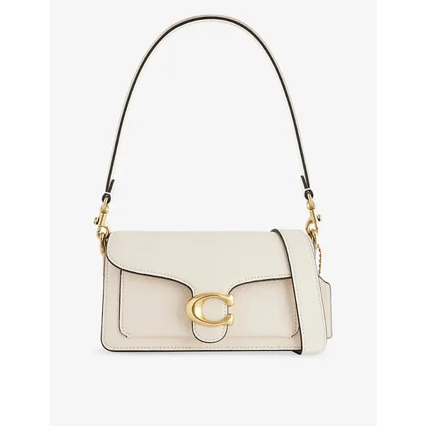 COACH Tabby 20 Leather Shoulder Bag - Chalk