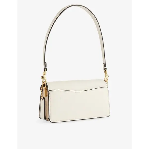COACH Tabby 20 Leather Shoulder Bag - Chalk