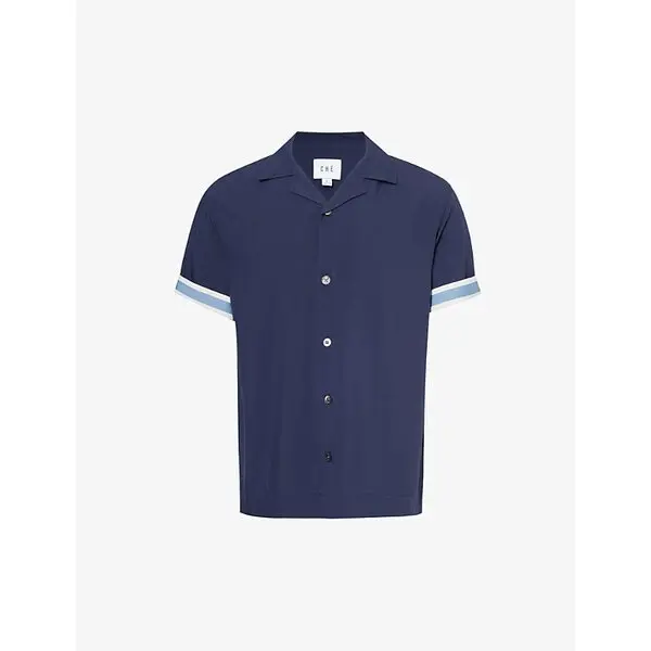 CHE Valbonne Relaxed-fit Woven Shirt - Navy
