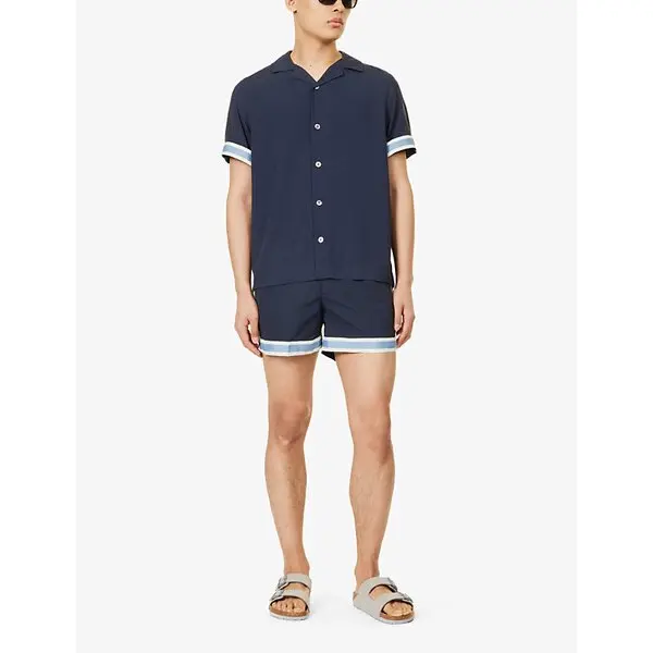 CHE Valbonne Relaxed-fit Woven Shirt - Navy