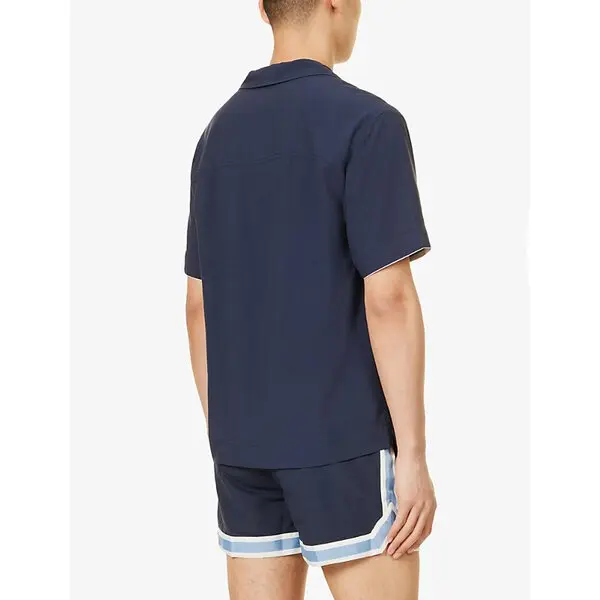 CHE Valbonne Relaxed-fit Woven Shirt - Navy