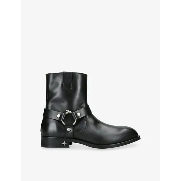 DUKE + DEXTER Harley Leather Biker Boots