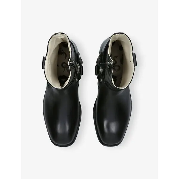 DUKE + DEXTER Harley Leather Biker Boots