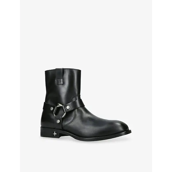 DUKE + DEXTER Harley Leather Biker Boots