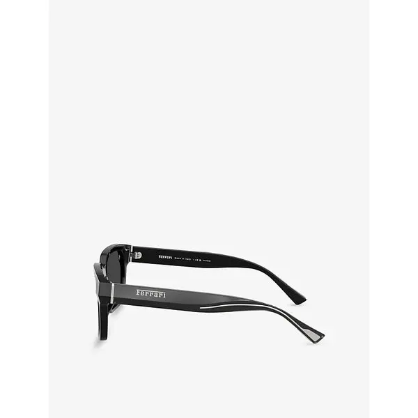 FERRARI Square Frame Acetate Sunglasses