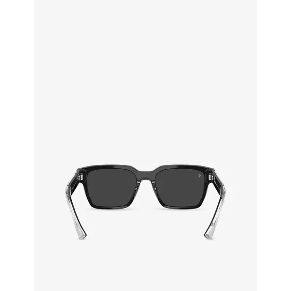 FERRARI Square Frame Acetate Sunglasses