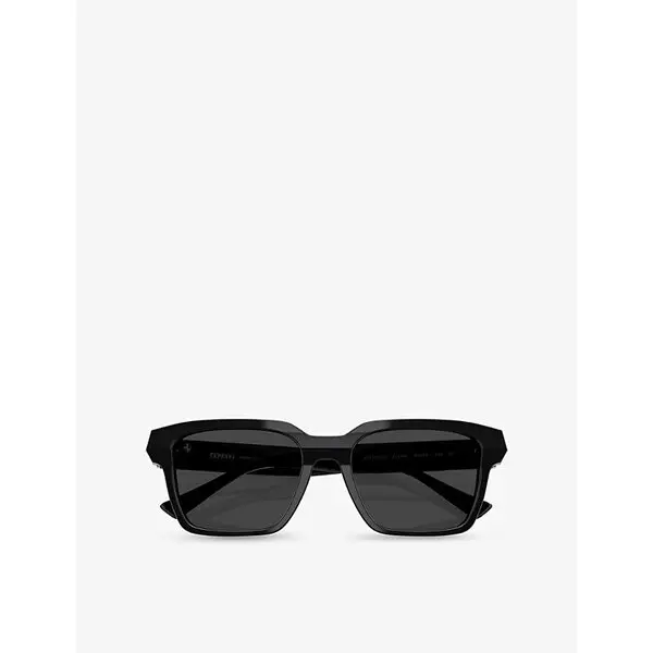 FERRARI Square Frame Acetate Sunglasses