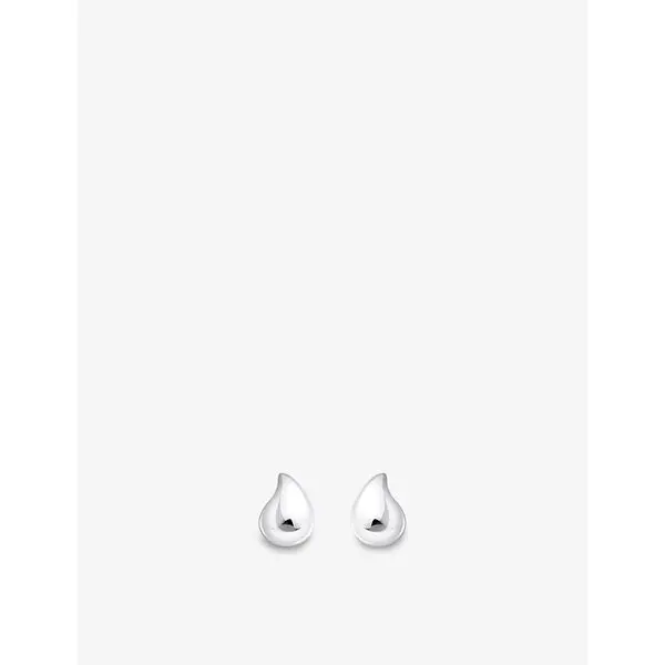THOMAS SABO Organic Drop Stud Earrings - Silver