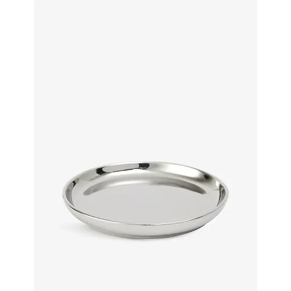 THE WHITE COMPANY Signature Stainless-steel Candle And Diffuser Plate 8cm - Silver