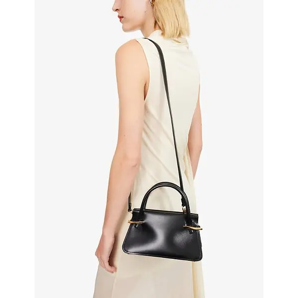 Givenchy Mini Leather Top Handle Bag - Black