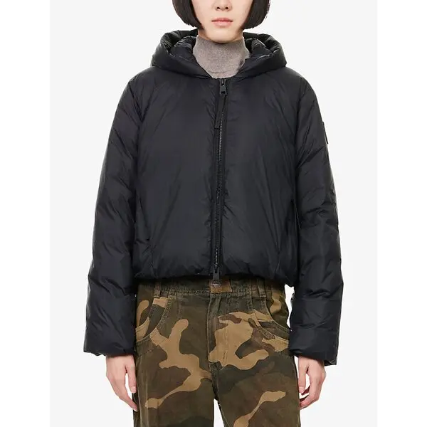 Canada Goose Elba Nylon-down Jacket With Drawstring Hood