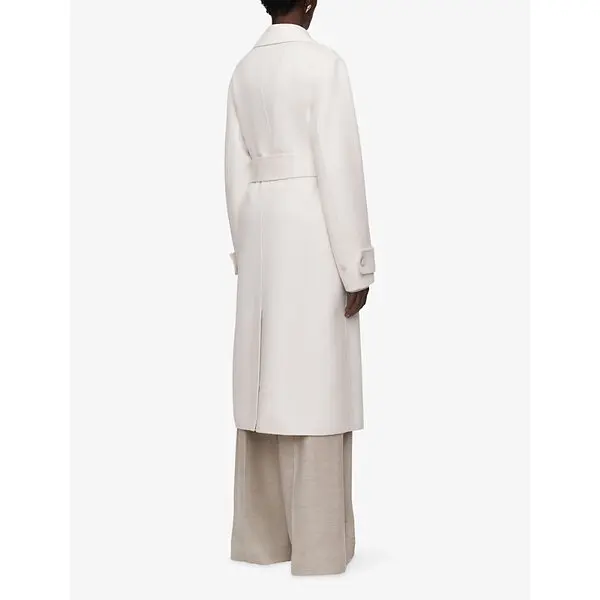 JOSEPH Arlina Double-faced Wool And Cashmere Coat - Ivory