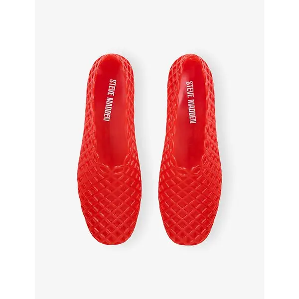 Steve Madden Grove 2 Woven Ballet Flats - Red