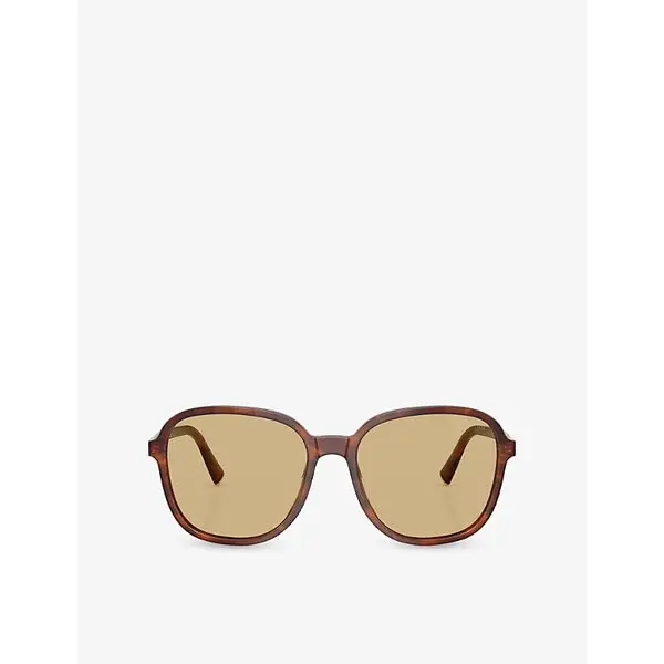 Miu Miu Square-frame Acetate Sunglasses - Brown