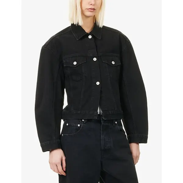 Jacquemus La Veste Regular-fit Denim Jacket - Black