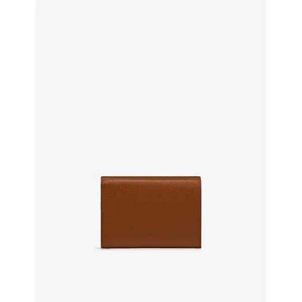 CHRISTIAN LOUBOUTIN Mooncrest Compact Grained Leather Wallet