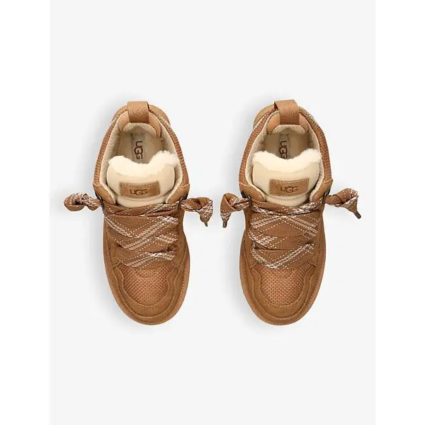 UGG Lowmel Suede And Mesh Low-top Trainers - Tan