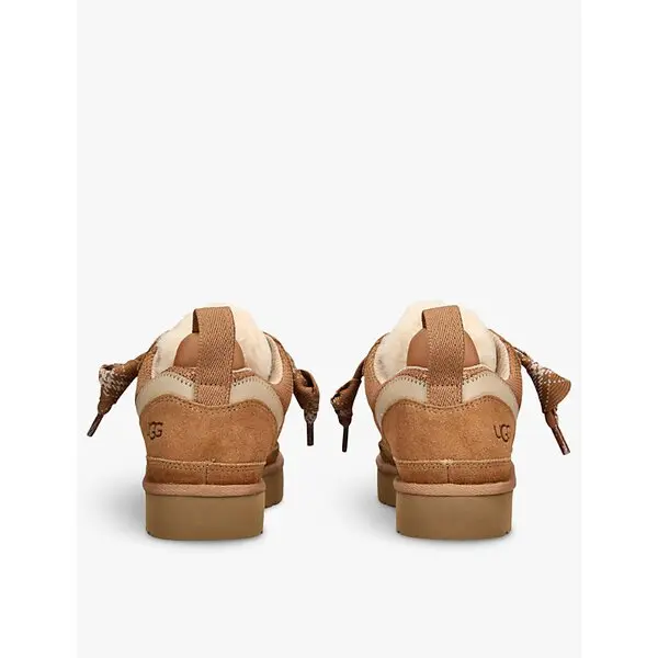 UGG Lowmel Suede And Mesh Low-top Trainers - Tan