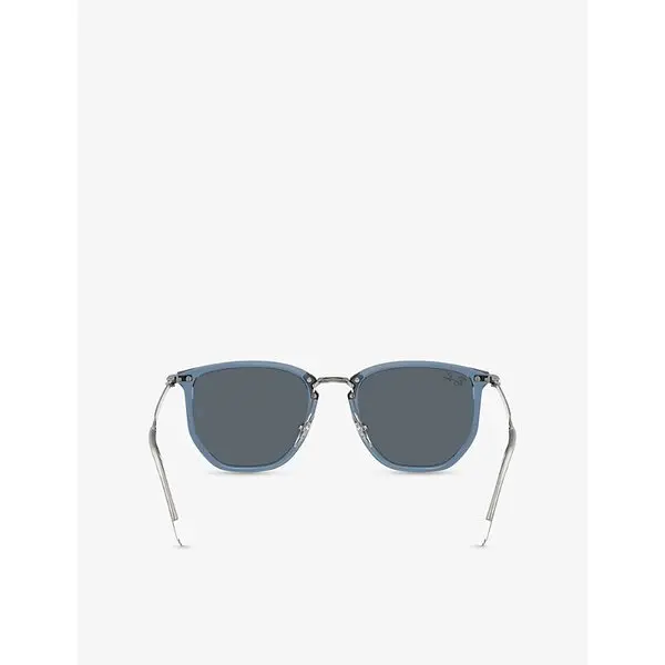 Ray-ban Irregular-frame Nylon Sunglasses - Blue