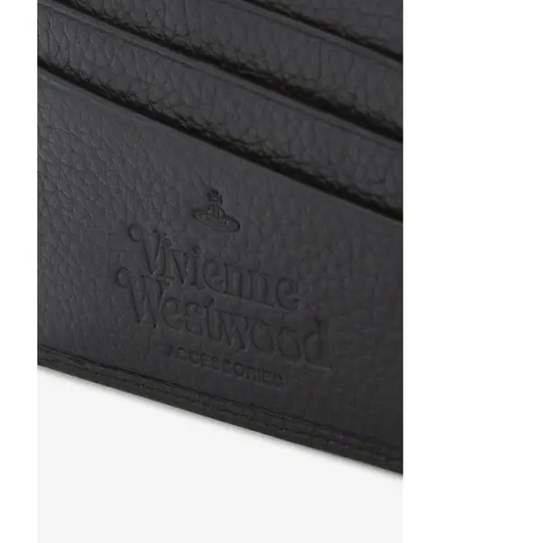 VIVIENNE WESTWOOD Milano Grained Leather Billfold Wallet