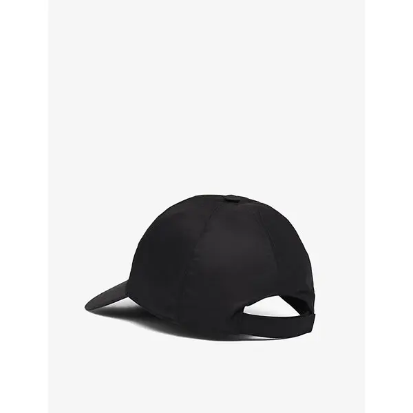 Prada Re-nylon Logo-plaque Baseball Cap - Black