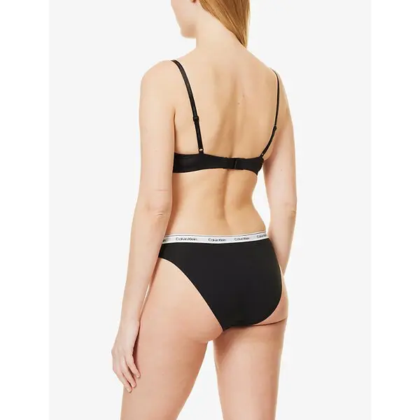 Calvin Klein Attraction Push-up Stretch-woven Plunge Bra