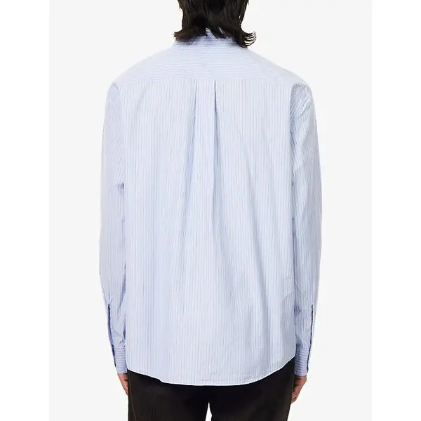 Our Legacy Beyond Striped Cotton-poplin Shirt