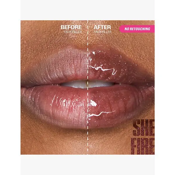 HUDA BEAUTY Faux Filter Lip Gloss 3.9ml - She Fire